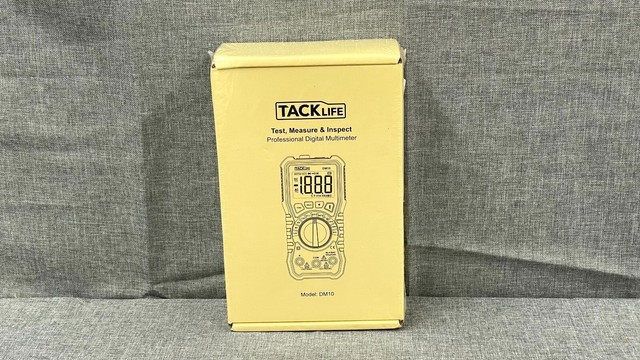 Tacklife Multimeter DM10 Electrical Tester Auto-ranging Amp Volt Ohm ...
