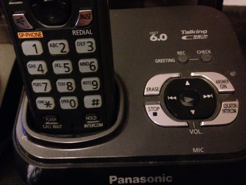 Panasonic Cordless Phone System 3 Receivers DECT 6.0 Black Silver ...