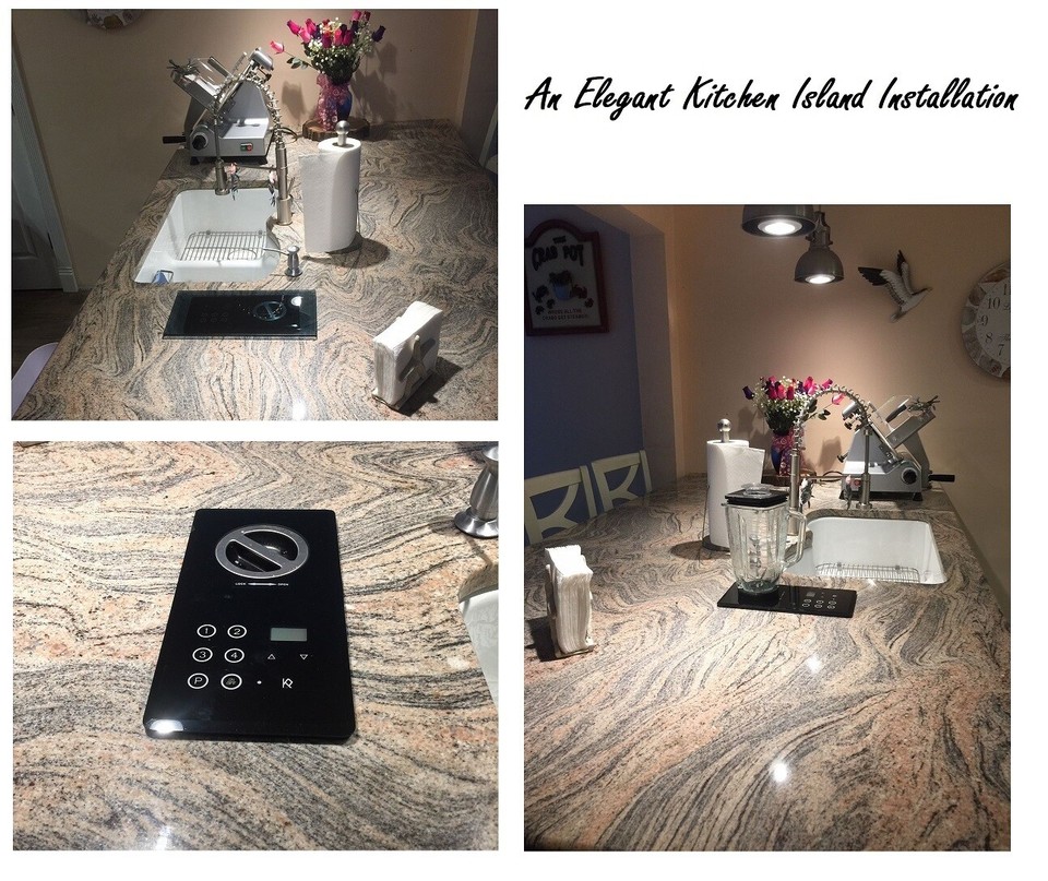 In-Built in-counter blender (Food Center) w/1000W Drop in under counter ...