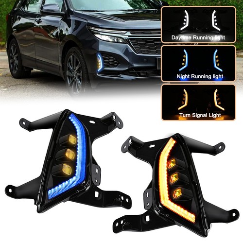 For Chevrolet Equinox 2022 2023 2024 LED Fog Light Daytime Running ...