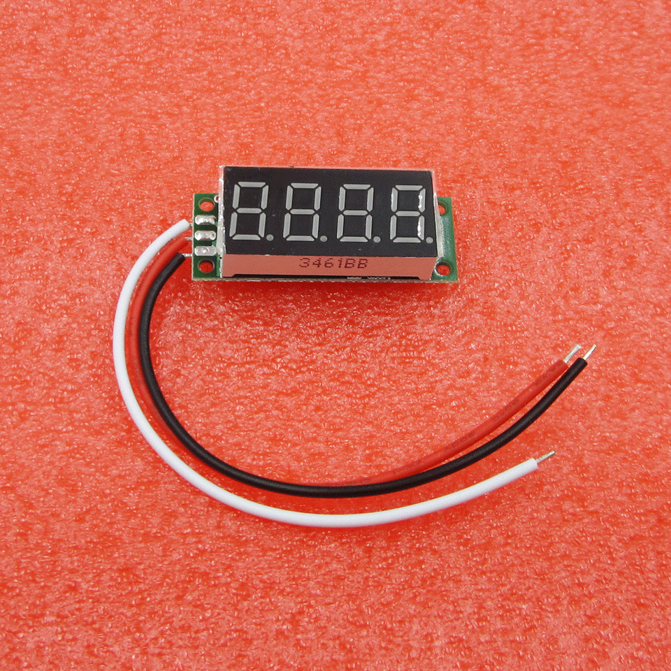0.36 inches 4 Digit Voltmeter with blue LED Digital Panel 0V-33V | eBay