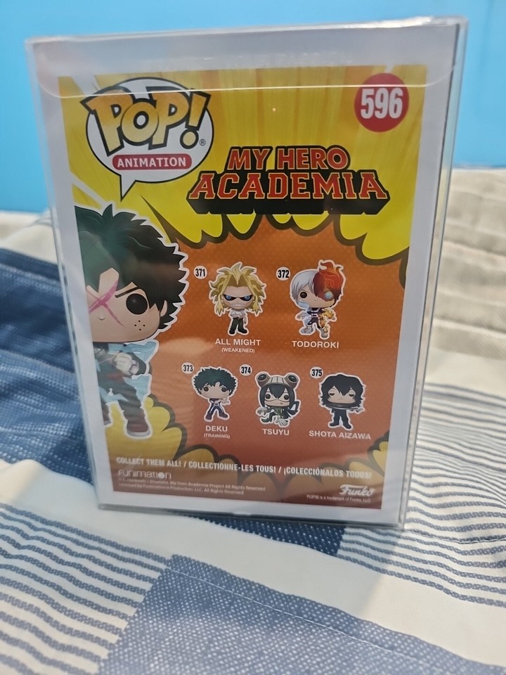 Funko POP My Hero Academia Deku #564 MHA Anime Signed Justin Briner ...