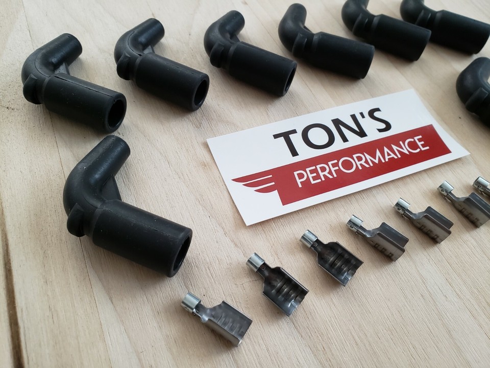 Spark Plug Wire Boot & Terminal LT LT1 LS1 LS2 LS Coil Pack 90 degree ...