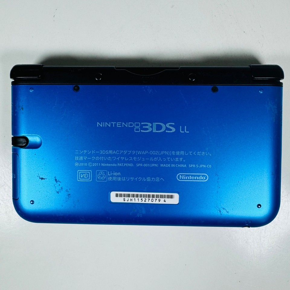 Nintendo 3DS XL LL Blue Console *Finicky Port* w/ Accessories - USA ...