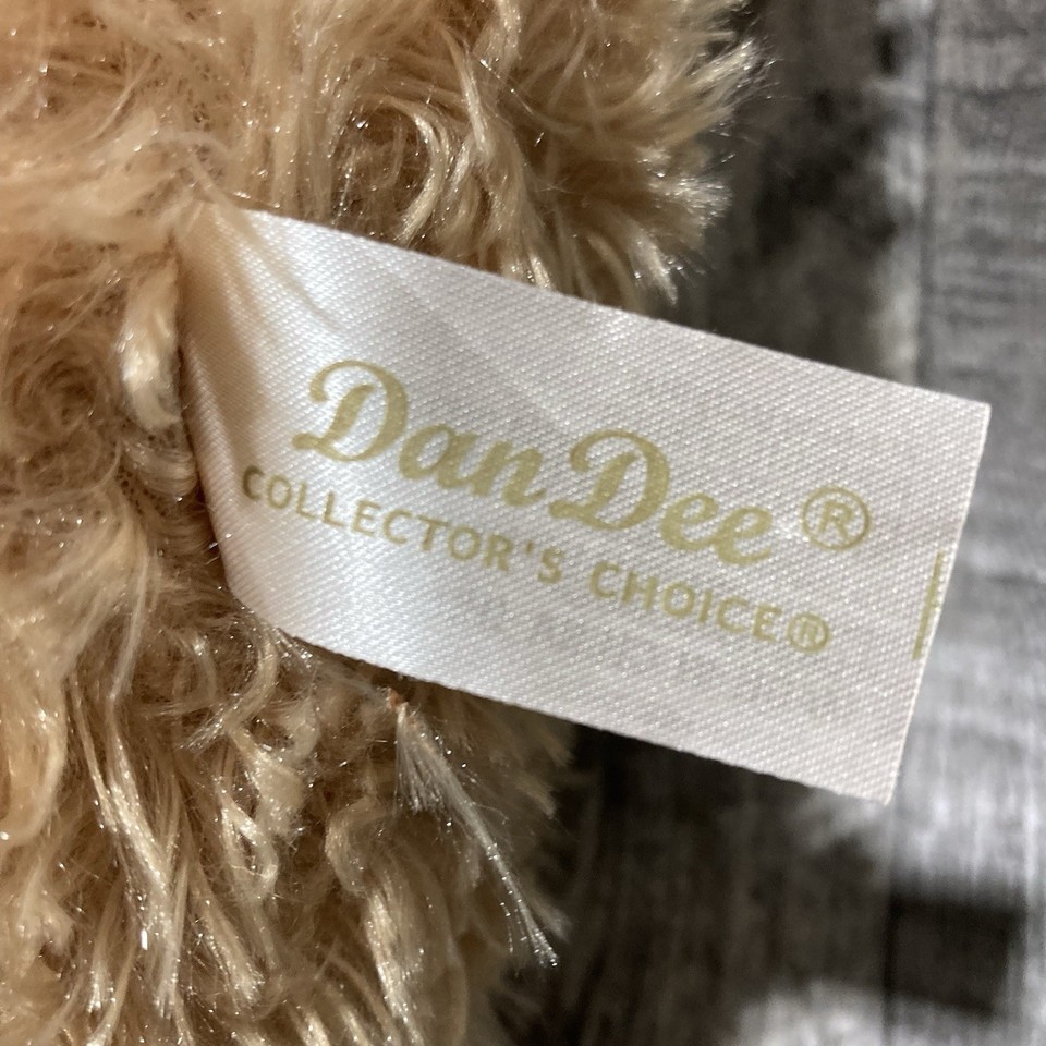 Plush Light Brown Bear Paw Print Dan Dee Collector's Choice Soft Floppy ...