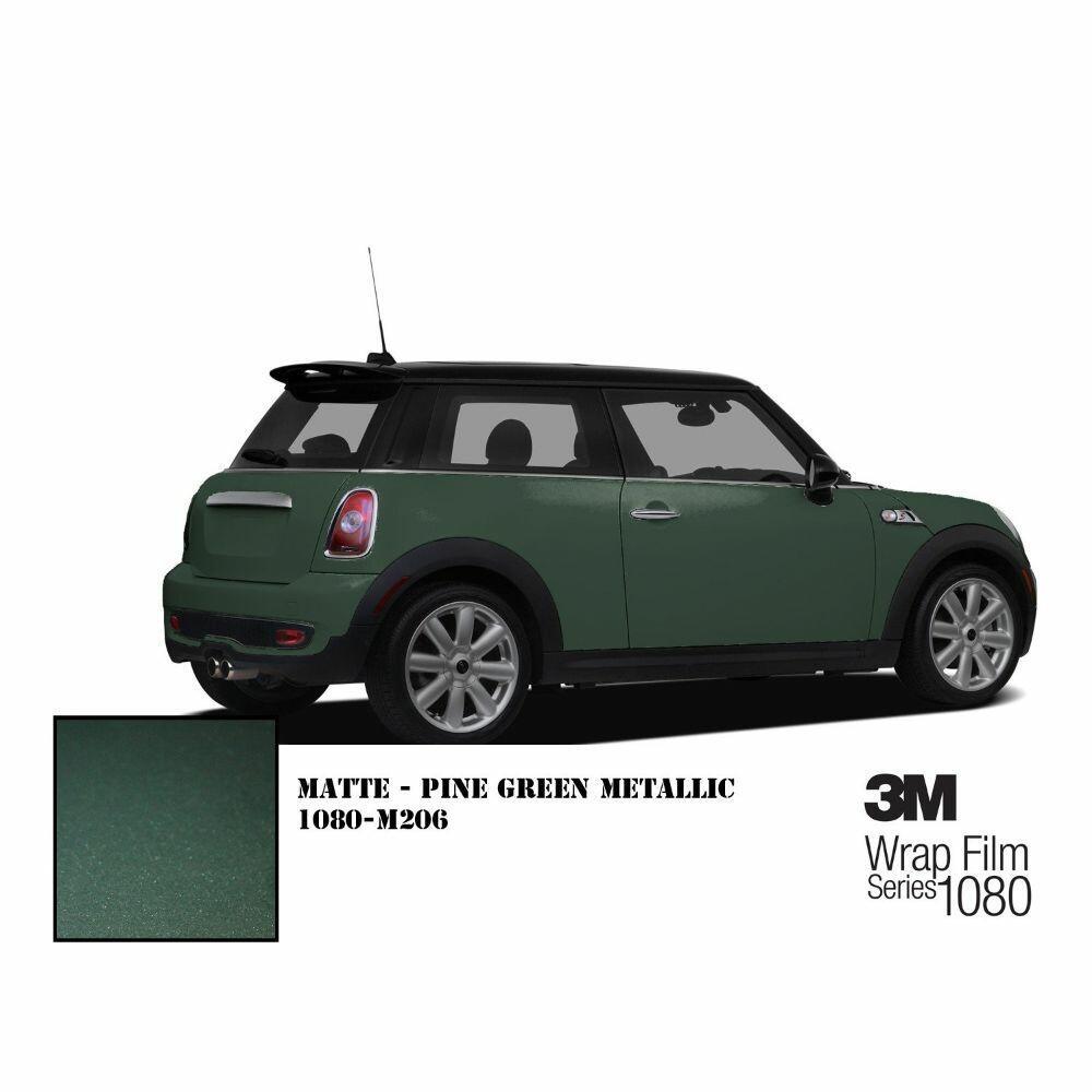 3M 2080 Scotchprint Matte Metallic Pine Green Vinyl Car Wrap Film ...
