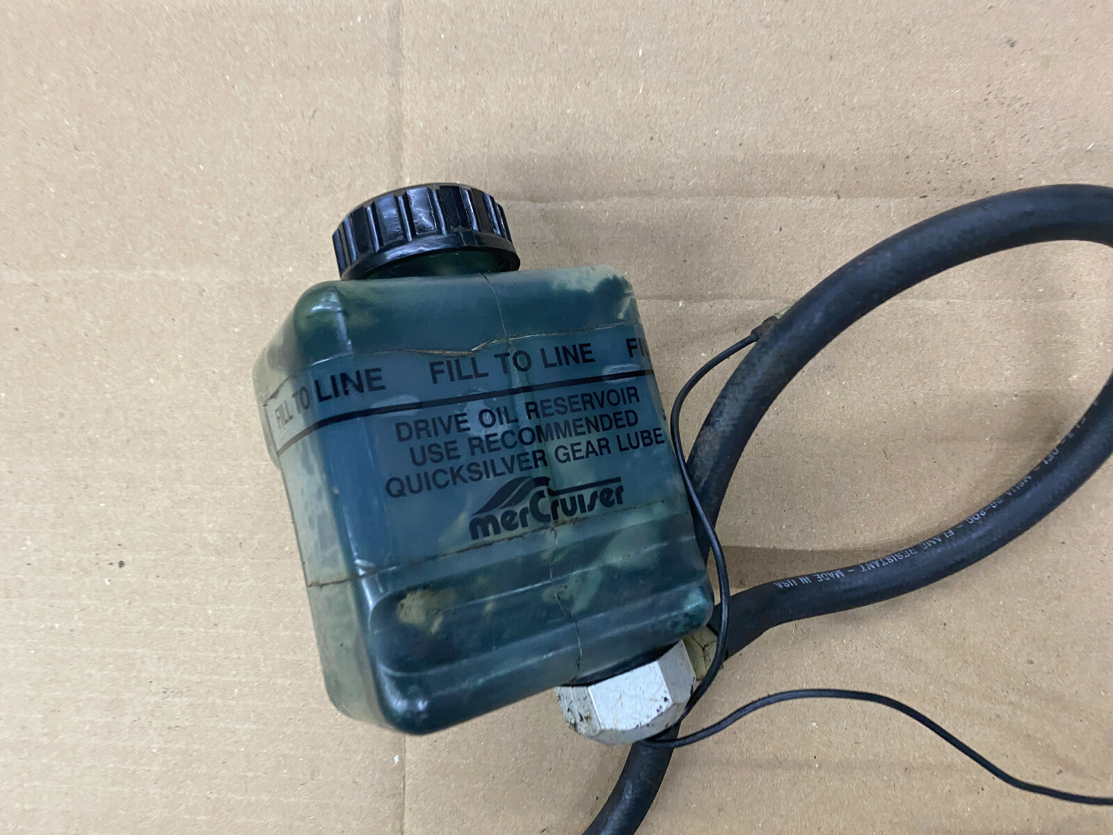 Mercruiser Drive Oil Bottle Reservoir From 3.0L | eBay