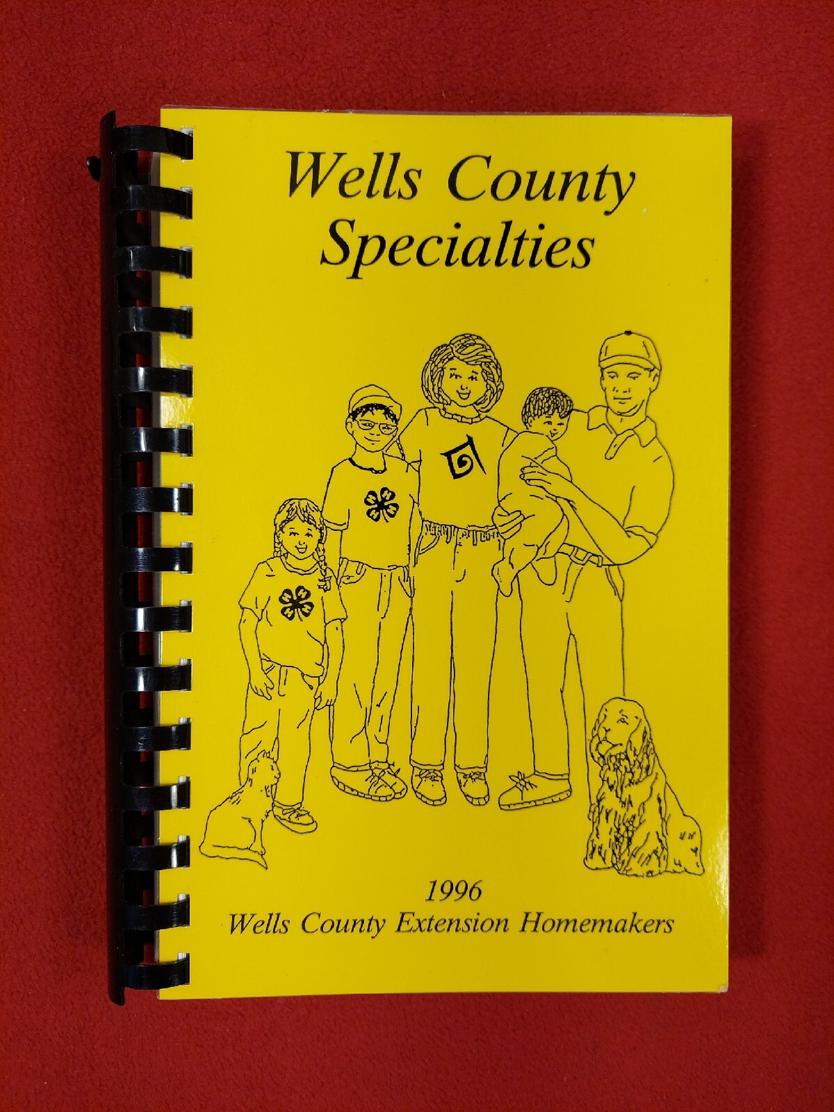 Wells County 4-H Specialties 1996 Cookbook Indiana Ext. Homemakers | eBay