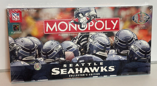 NEW SEALED Seattle Seahawks Football Monopoly Game Y2K Collector's ...