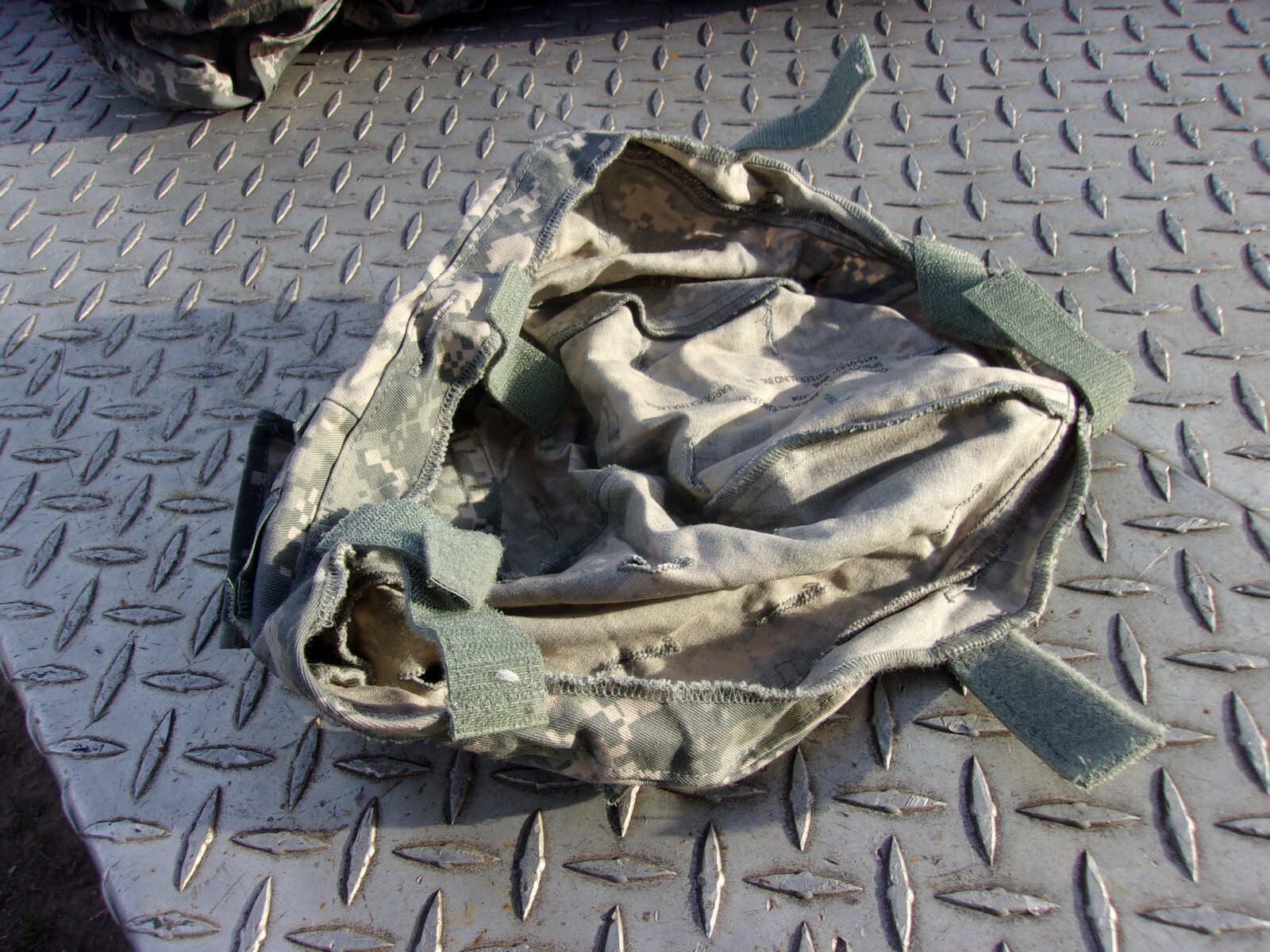 MILITARY SURPLUS ACH ADVANCED COMBAT HELMET COVER LARGE/X-LARGE ACU ...