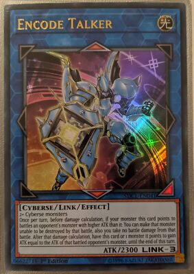 YuGiOh Encode Talker Ultra Rare 1st Edition SDCL-EN041 | eBay