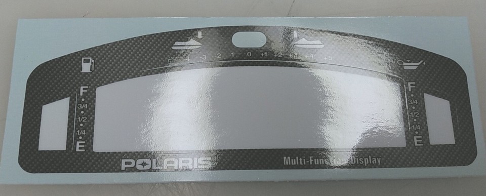Carbon Fiber Fits Polaris MFD Multi Function Display Gauge Decal SLH ...