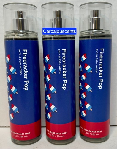Bath & Body Works Firecracker Pop Fine Fragrance Mist Set of 3 | eBay