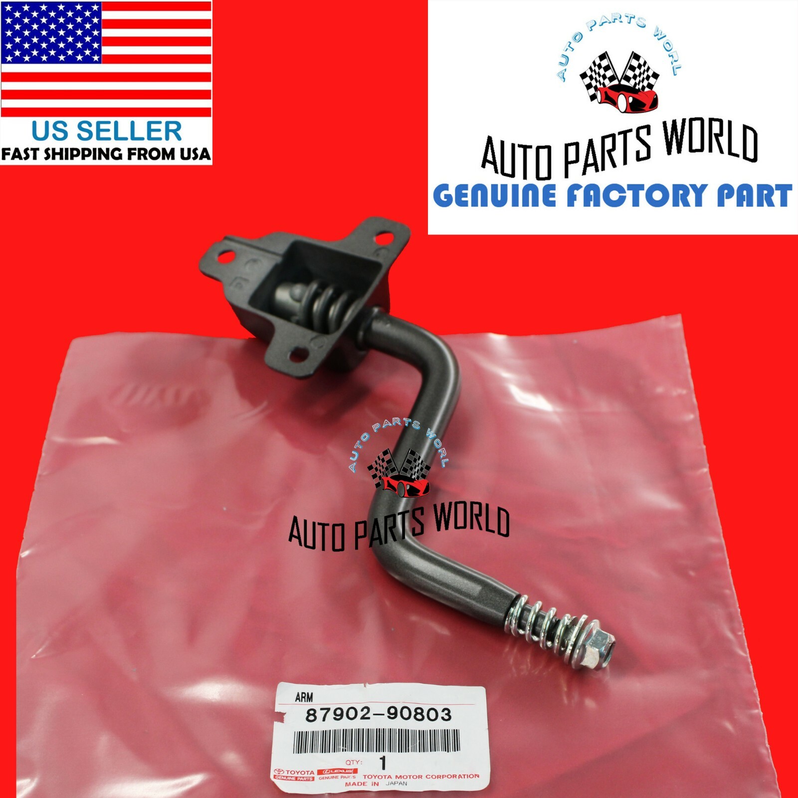 GENUINE TOYOTA 80-90 LAND CRUISER FJ40 FJ43 REAR VIEW MIRROR SUPPORT ...