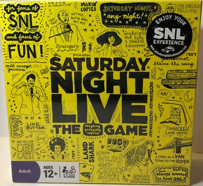 Saturday Night Live The Game, SNL Board Game, NBC Improv Laughing ...