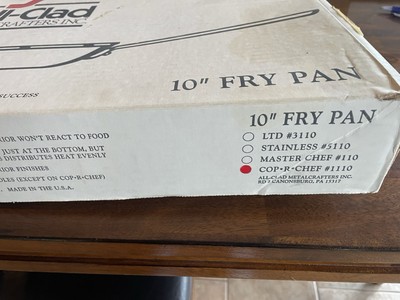 Vintage All Clad Cop R Chef 10” Fry Pan | eBay