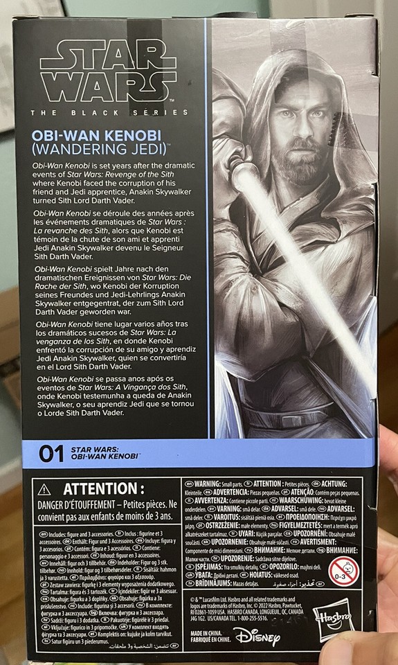 Star Wars Black Series 6" Obi-wan Kenobi Sealed (Wandering Jedi) New In ...