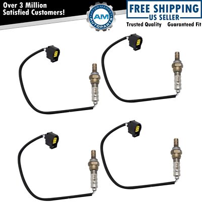 4 Piece O2 02 Oxygen Sensor Direct Fit Upstream & Downstream Kit | eBay
