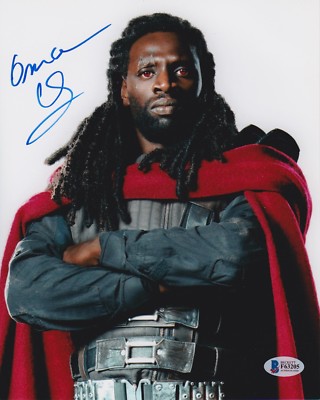 OMAR SY SIGNED 8X10 PHOTO X-MEN JURASSIC WORLD BECKETT BAS AUTOGRAPH ...