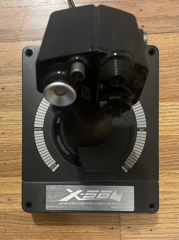Logitech X56 HOTAS - Flight Stick, Throttle, and Rudder Pedals | eBay