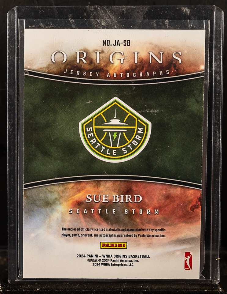 SUE BIRD 2024 Panini Origins WNBA Patch Auto PN11 | eBay
