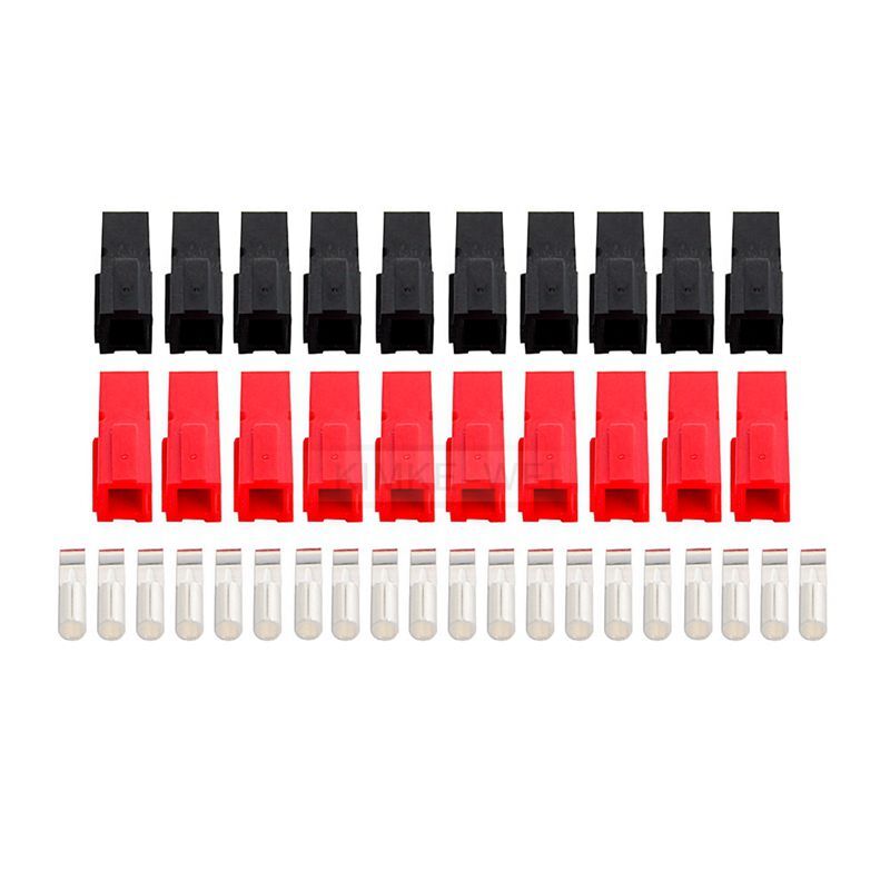5/10 Paar Rot/Schwarz 15A/30A/45A Stecker für Anderson Powerpole ...