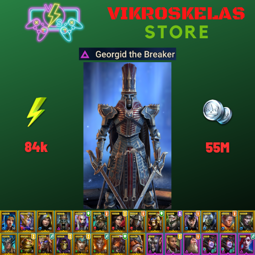 Raid Shadow Legends | Starter acc with Georgid : 84k energy / 22 ...