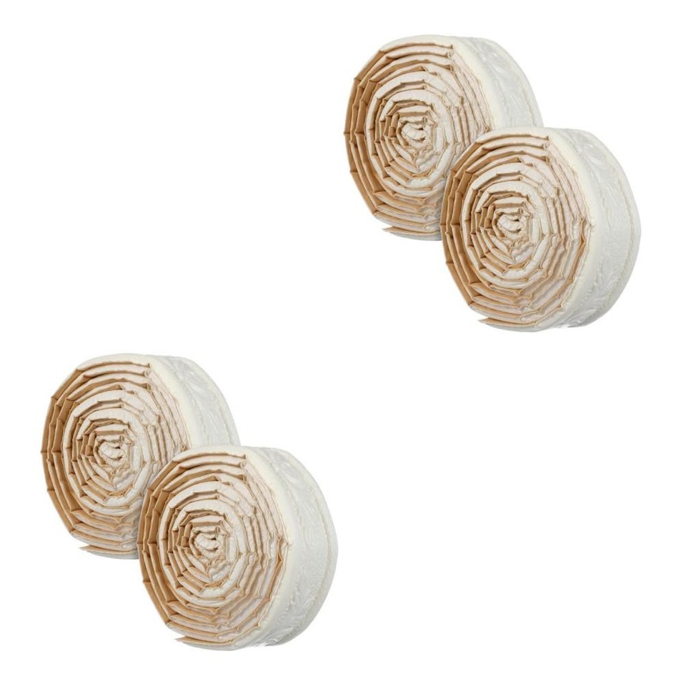 4 Rolls Waistline Sticker Border on Edging for Walls Strip Self ...