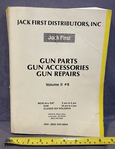 Jack First Distributor's Inc Gun Parts Accessories Repairs Volume II #8 ...