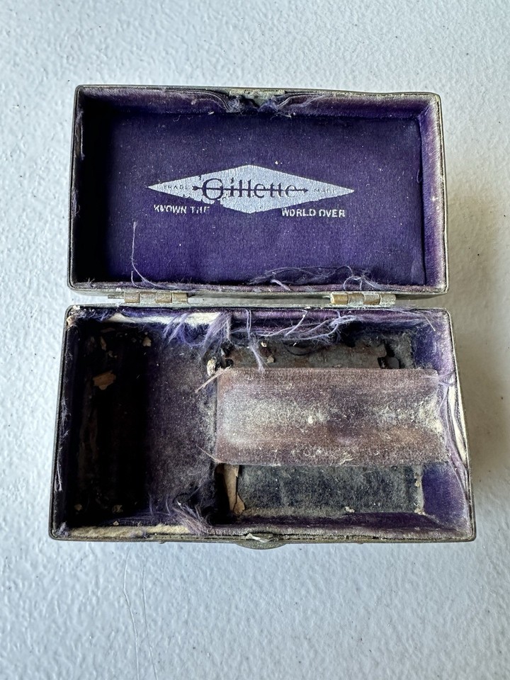 Vintage King Gillette Razor Kit Patent Nov. 15, 1904 | eBay