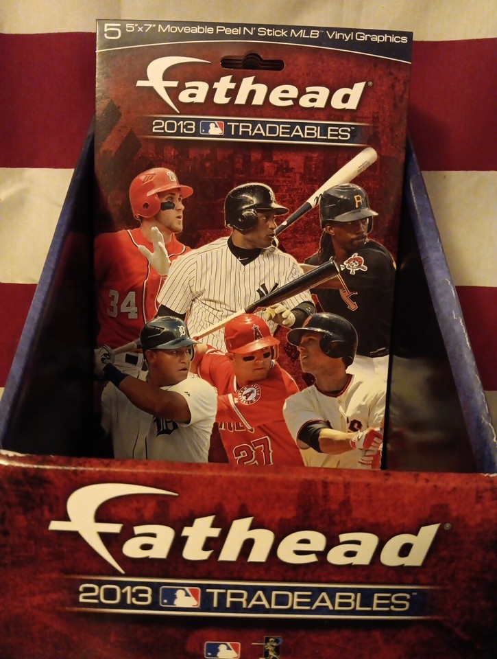 MLB Fathead 2013 Vinyl Peel N'Stick Graphics (Includes 5 Random ...