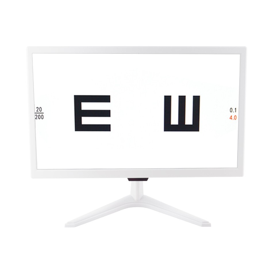 19 Inch Screen Ophthalmic LCD Visual Acuity Vision Chart Optical ...