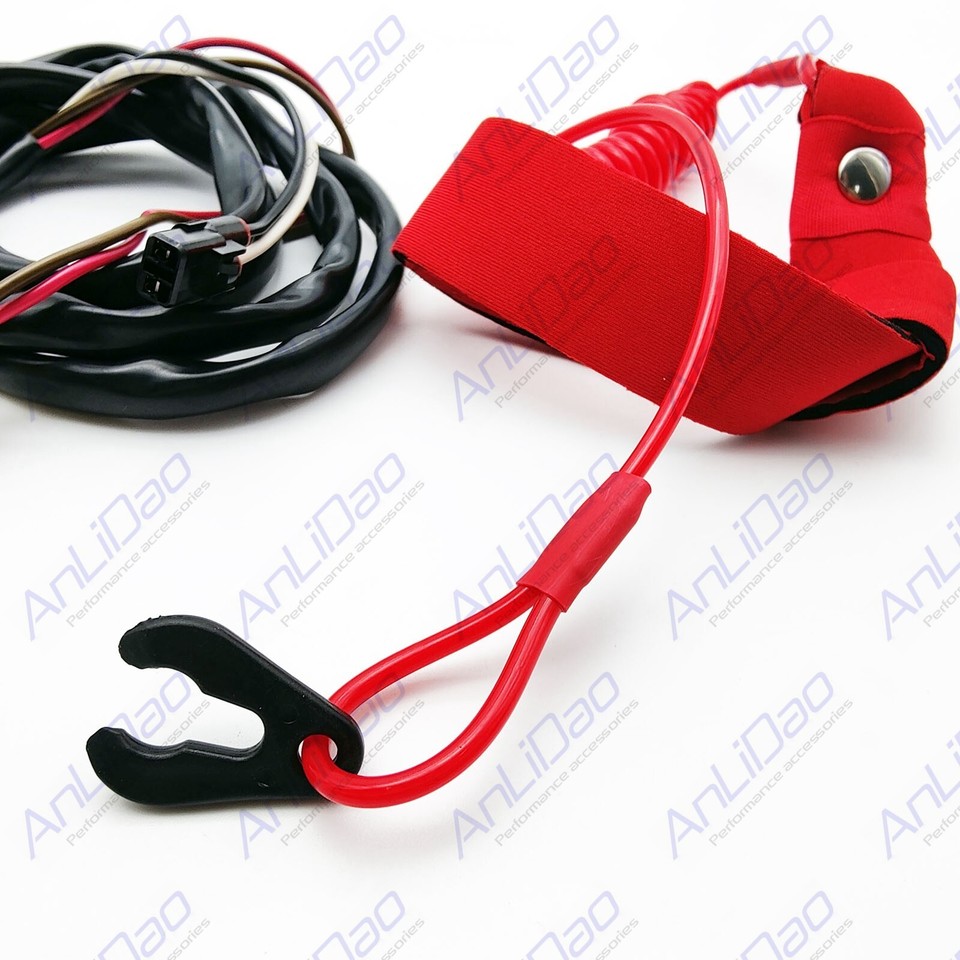 Handlebar Start Stop Kill Switch Box & Lanyard Yamaha WaveRunner ...
