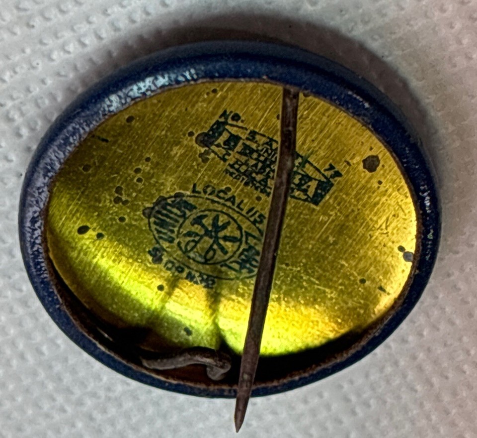 UAW CIO Pin May 1939 Lapel Button Auto Workers Union | eBay