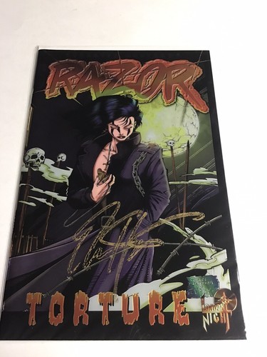 LONDON NIGHT RAZOR TORTURE #0 SIGNED BY EVERETT HARTSOE ALTERNATE ...