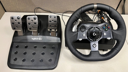 Logitech G920 for XBox Steering Wheel & Racing Pedals WORKS GREAT | eBay