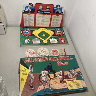 VIntage 1966 Cadaco All Star Baseball MLB Board Game No 183 Game 51 ...