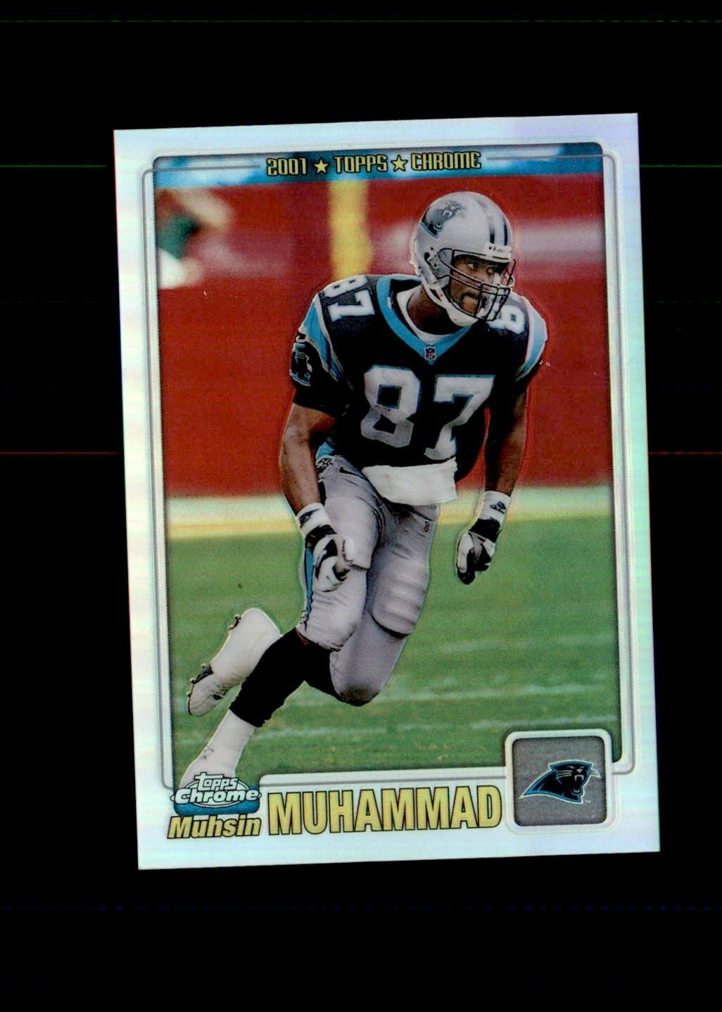 2001 Topps Chrome Refractor /999 MUHSIN MUHAMMAD #35 Carolina Panthers ...