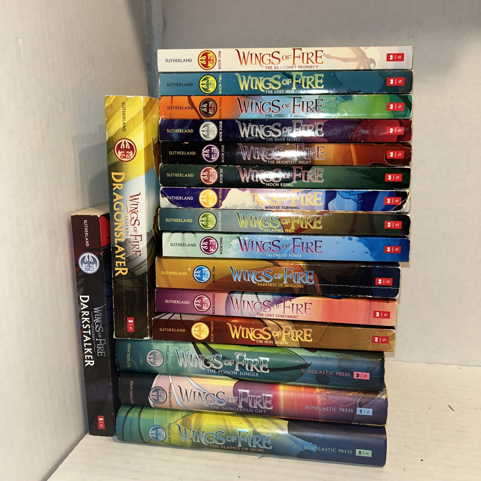 Wings of Fire 17 Book Set Books 1-15 plus 2 bonus Chapter Books Only ...