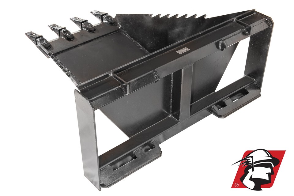 Stump Bucket Attachment Tree Spade Scoop Digger Skid Steer for Bobcat ...