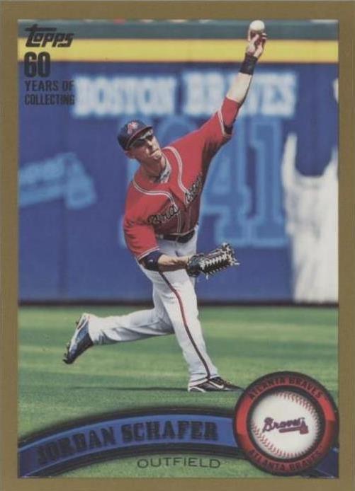 2011 Topps - Jordan Schafer #437 Gold /2011 for sale online | eBay