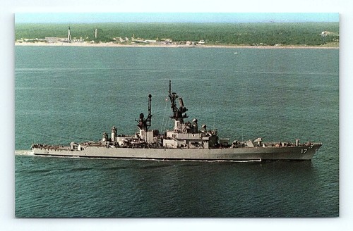 Postcard USS Harry E Yarnell CG-17 US Navy Guided Missile Destroyer ...