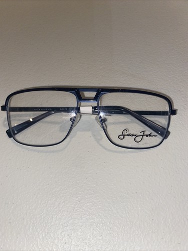 Sean John SJO 5116 414 Matte Navy Shiny Gun Eyeglass Frames 59 16 145 ...