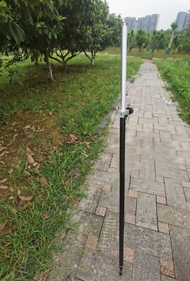 1.25-2.2M Telescopic Carbon Fiber GPS RTK Pole For Topcon Trimble Seco ...