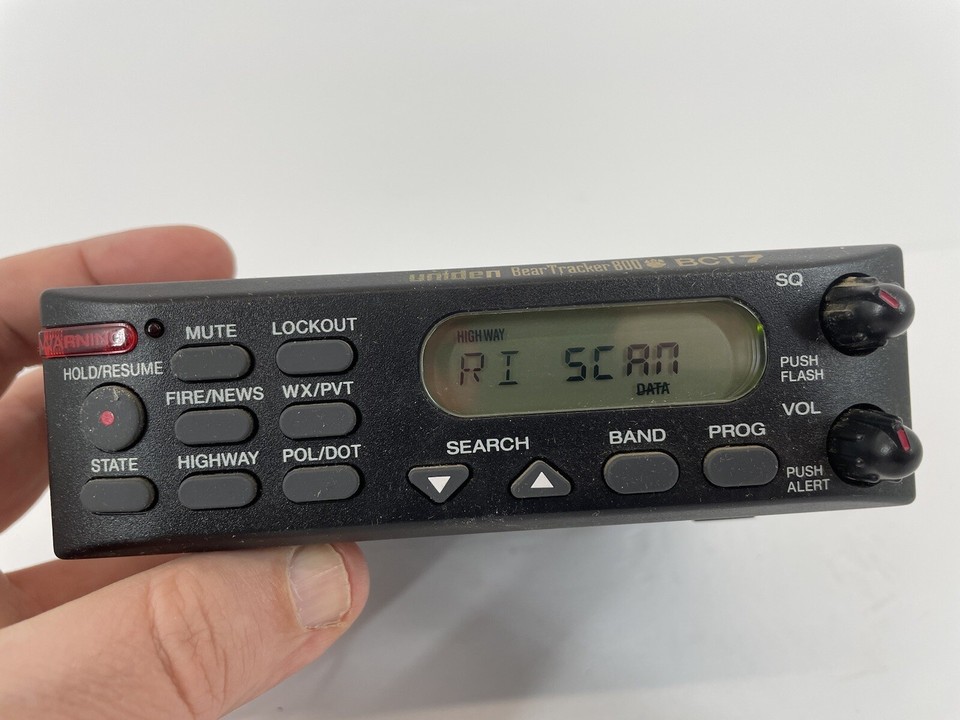 Working Uniden BearTracker 800 BCT7 Police Fire Highway Scanner w/ AC ...