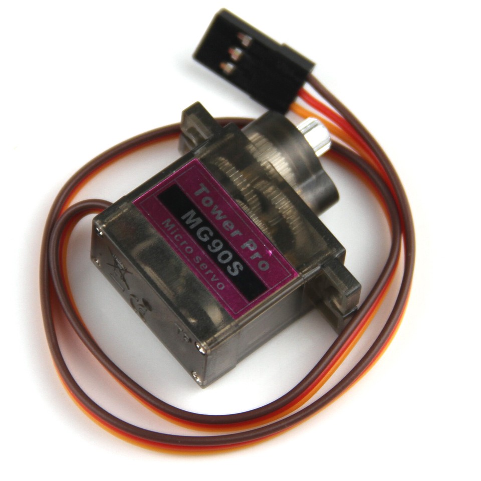 1PC MG90S 9g Digital Micro Servo Motor Metal Gear For RC Helicopter Car ...