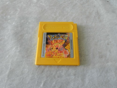 Game Boy jeu POKEMON Jaune Pikachu version ITA / Italie Italy | eBay