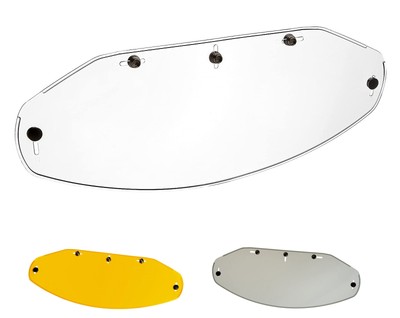 Echo Motorcycle Helmet 5-Snap Flat Shield | eBay