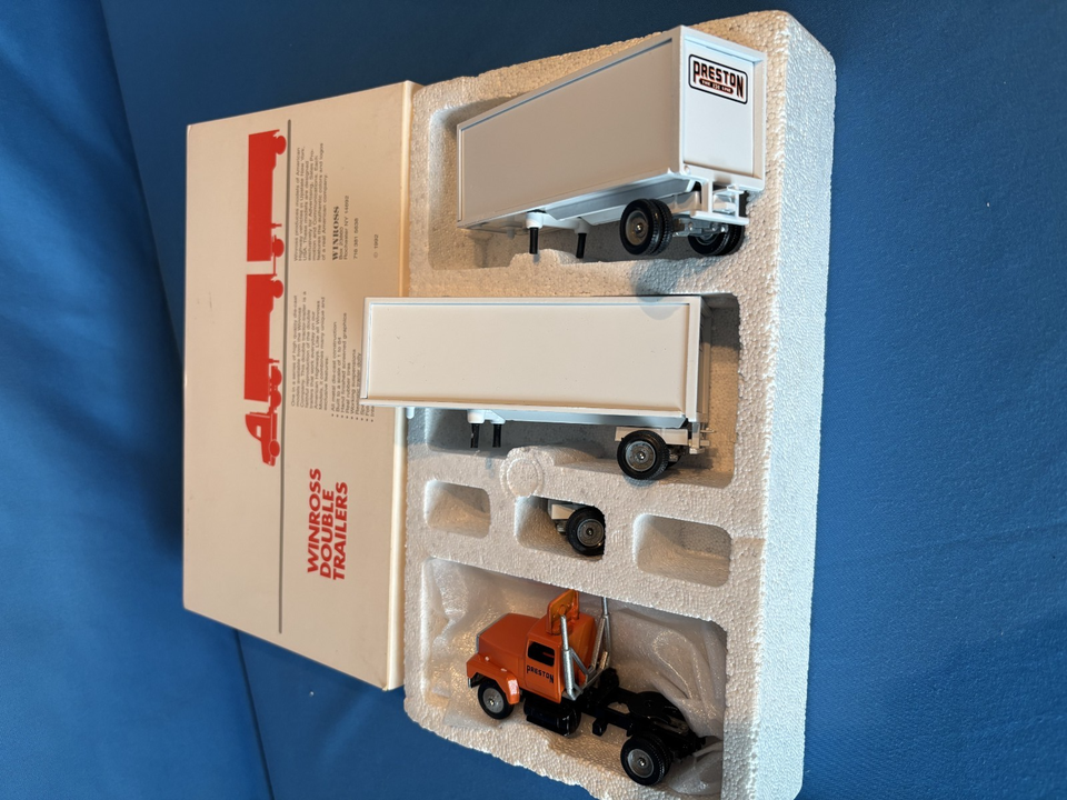 1/64 Winross Doubles Preston, the 151 Line, Orange Ford & Double Pup ...