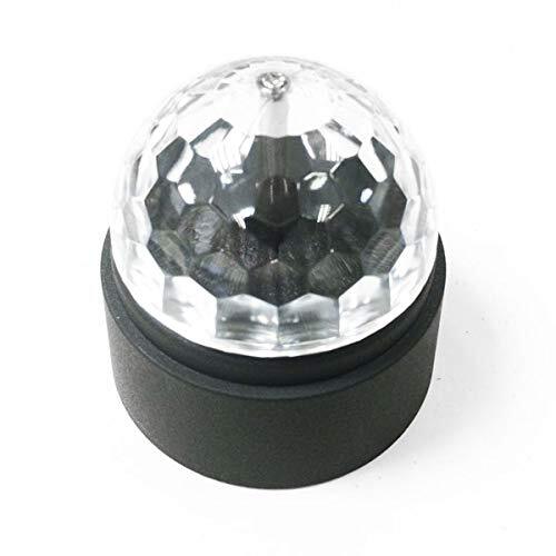 Rotating Crystal Ball LED Light Dome Battery-Operated 3.5" inch Party ...